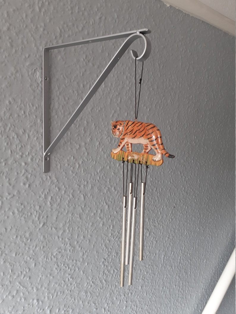 2x Hanging Basket / Lantern Holder / Bird Feeder / Wind Chime Brackets ...