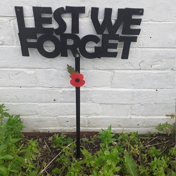 Lest We Forget Silhouette - Etsy UK