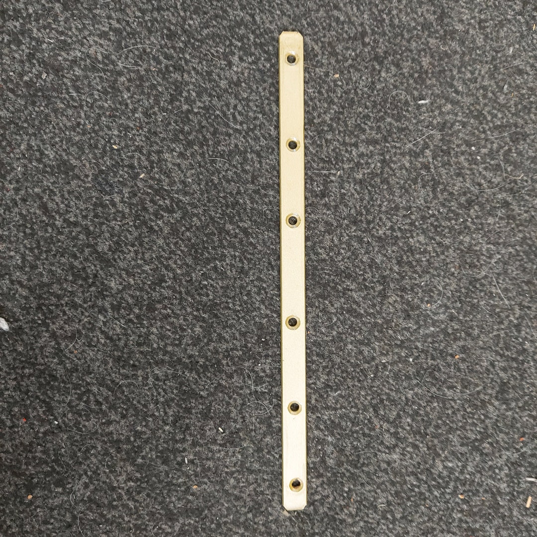4x Wood / Metal Joint Support Strips - 8" / 20cm X 13mm X 3mm in a Gold ...