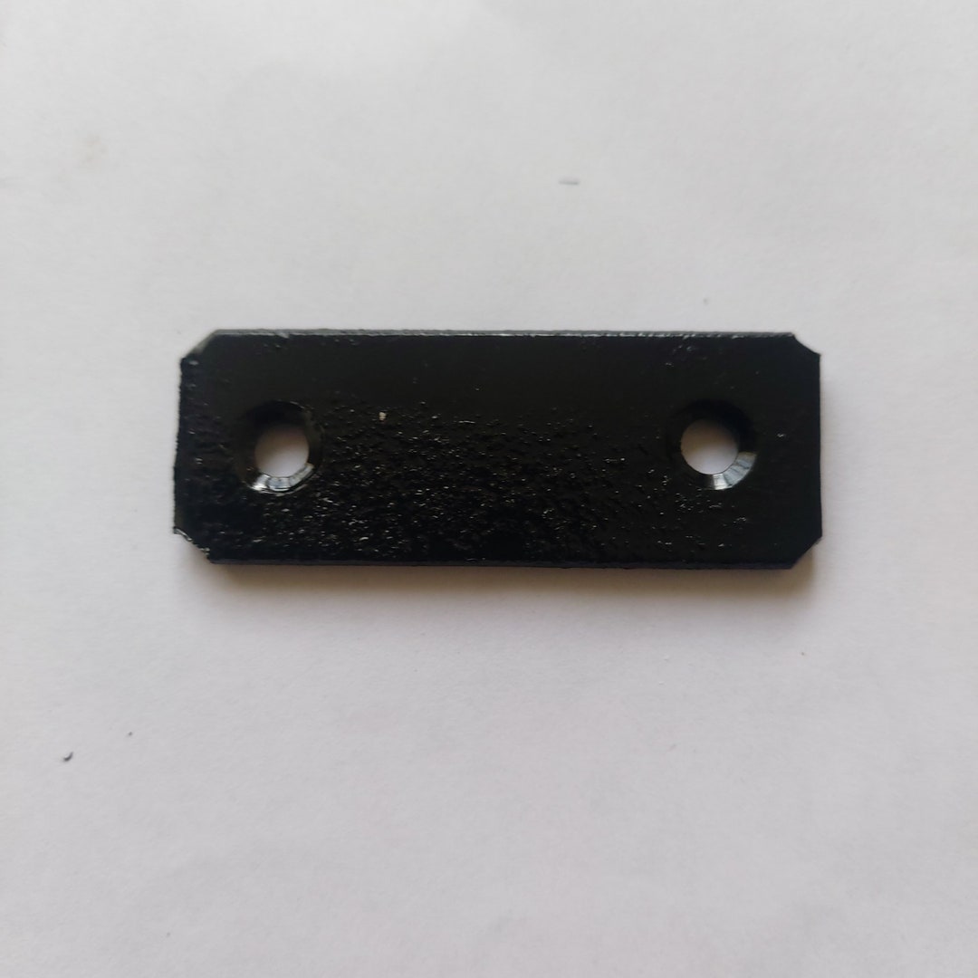 4x New Black Coated Metal Fix Joining Strips for Wood or Metal. 2 ...
