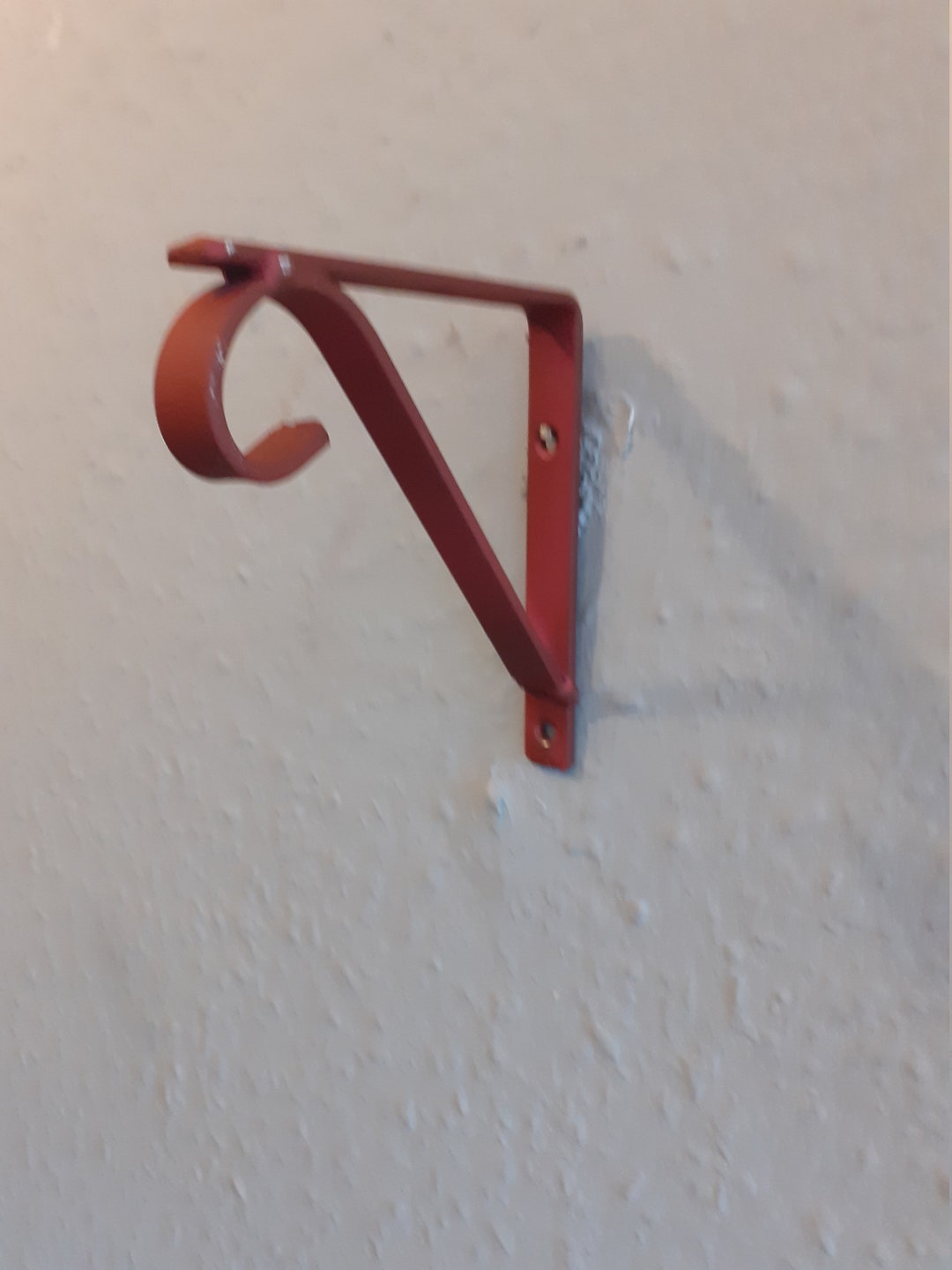 4x Metal Shelf Support Brackets - 4"/10cm X 13mm Wide. New in a Red ...