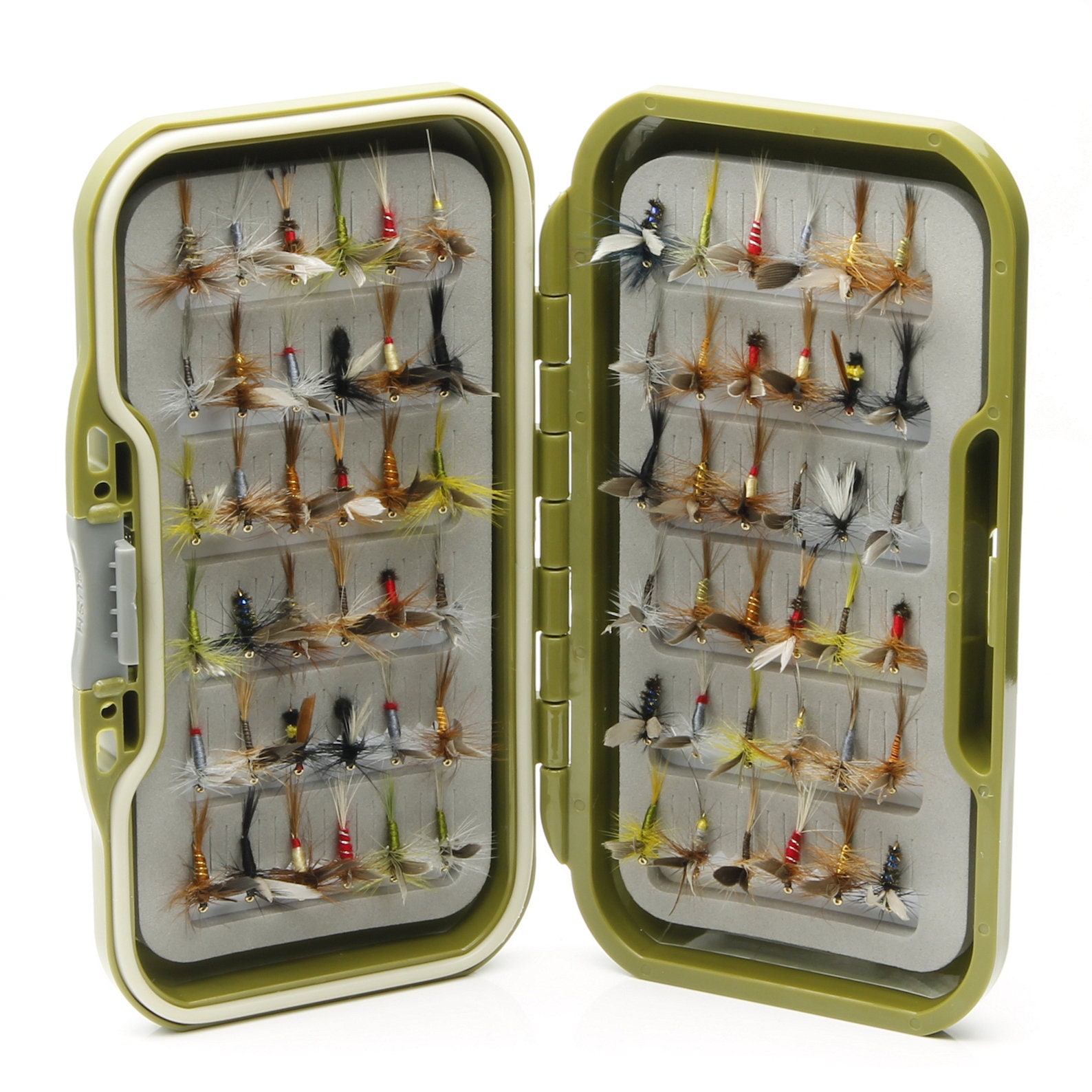 Waterproof Fly Box Mixed Winged Dry Flies for Trout Fly | Etsy