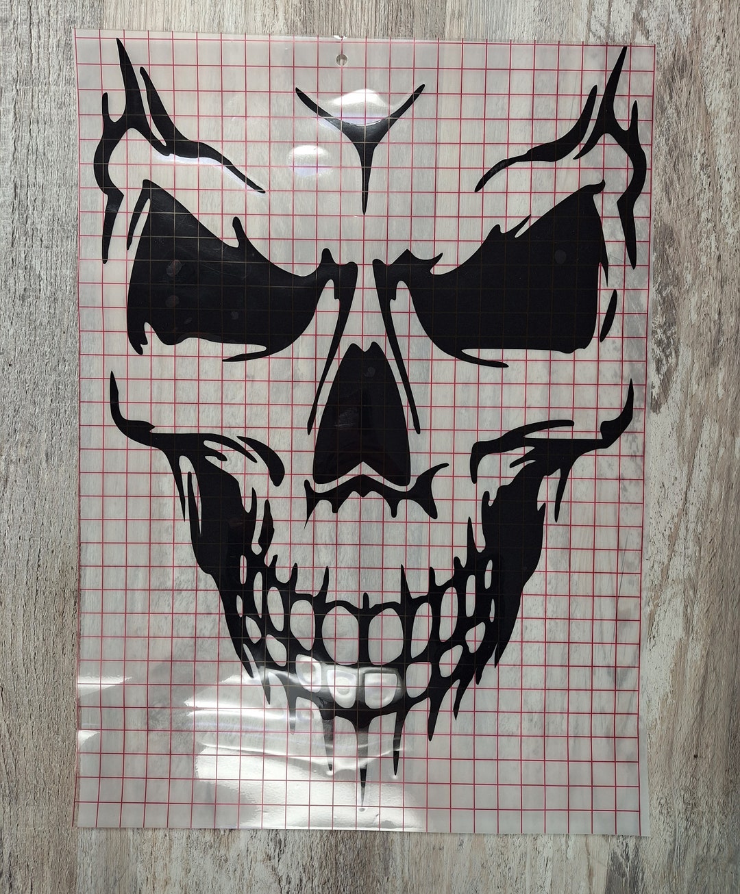 Sinister Skull Decal-select Color and Size - Etsy