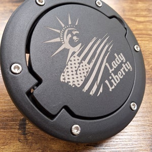 Custom Laser Engraved Gas Cap Cover for Jeep- You Tell Us the Image ...