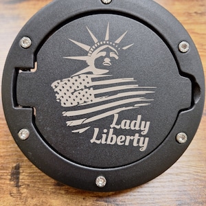 Custom Laser Engraved Gas Cap Cover for Jeep- You Tell Us the Image ...
