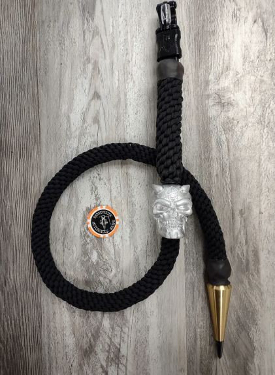 Devil's Tail Motorcycle Getback Whip-thick HEAVY DUTY! You Choose Your ...