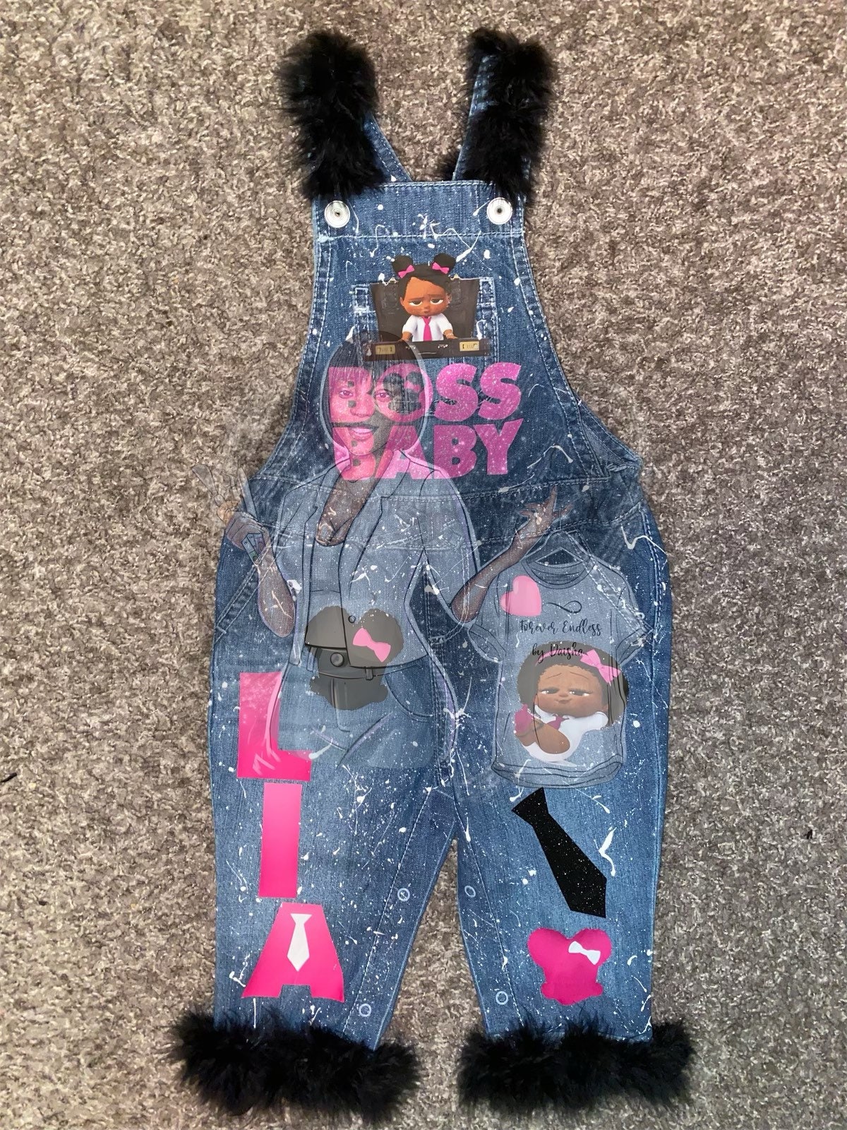 Boss Baby Birthday Outfit Includes Tshirt and Denim Overalls overalls ...