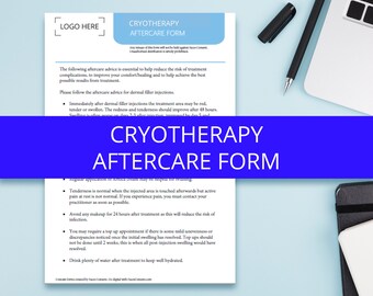 Cryotherapy Consent Forms - Etsy Australia