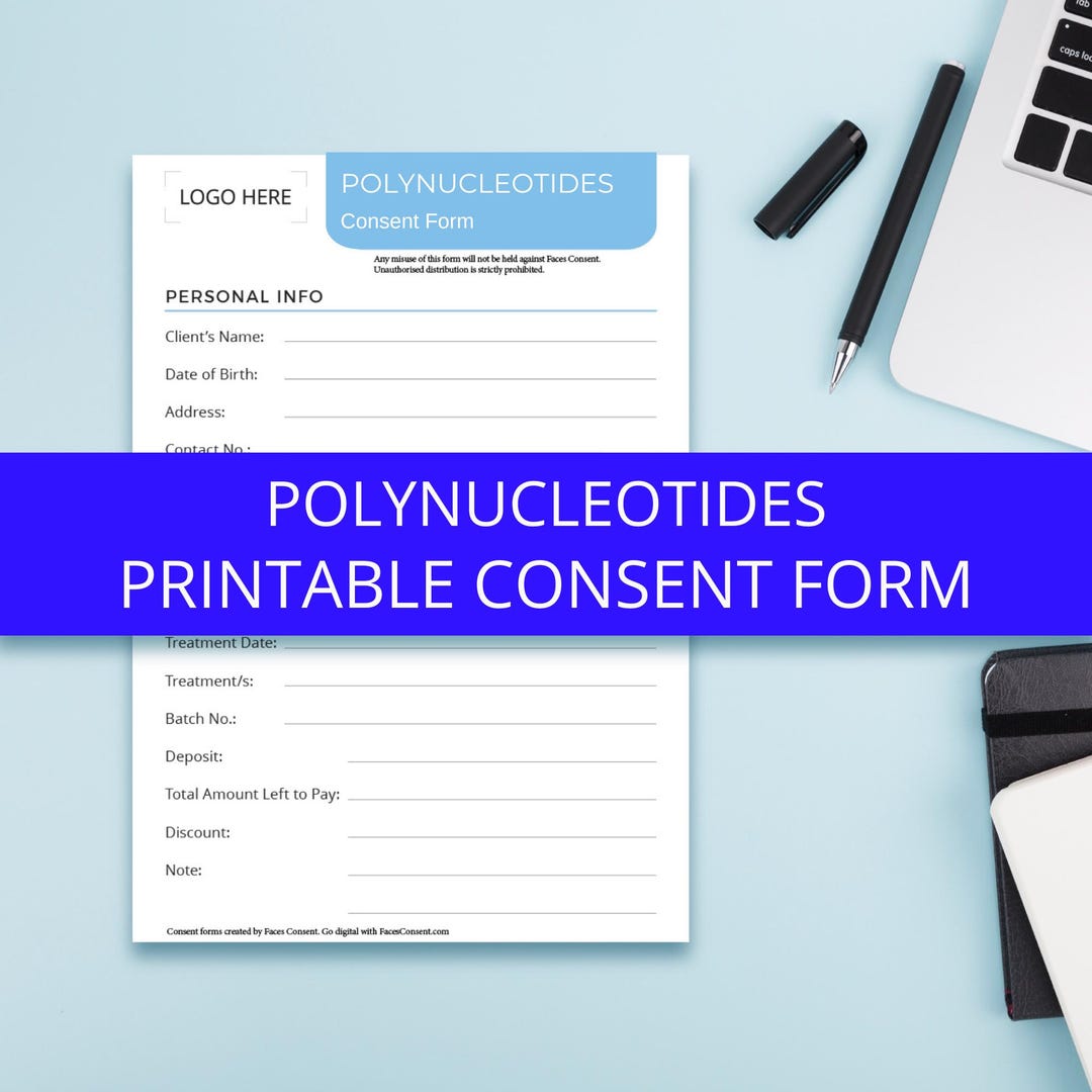 Polynucleotides Consent Forms - by Faces Consent - Etsy UK