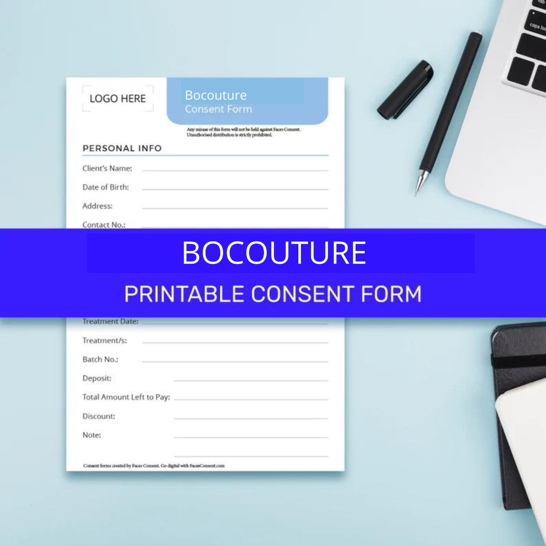 Bocouture Consent Form - by Faces Consent - Etsy