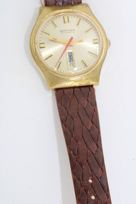 Rare Bertmar Vintage Automatic Watch - Swiss Made - D… - Gem