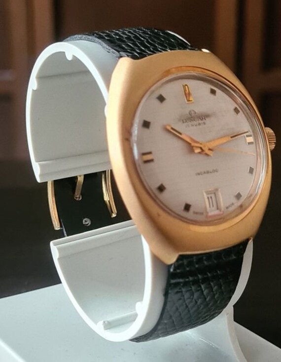 Luscar Classic De Luxe Calendar Wristwatch - 1960's N… - Gem