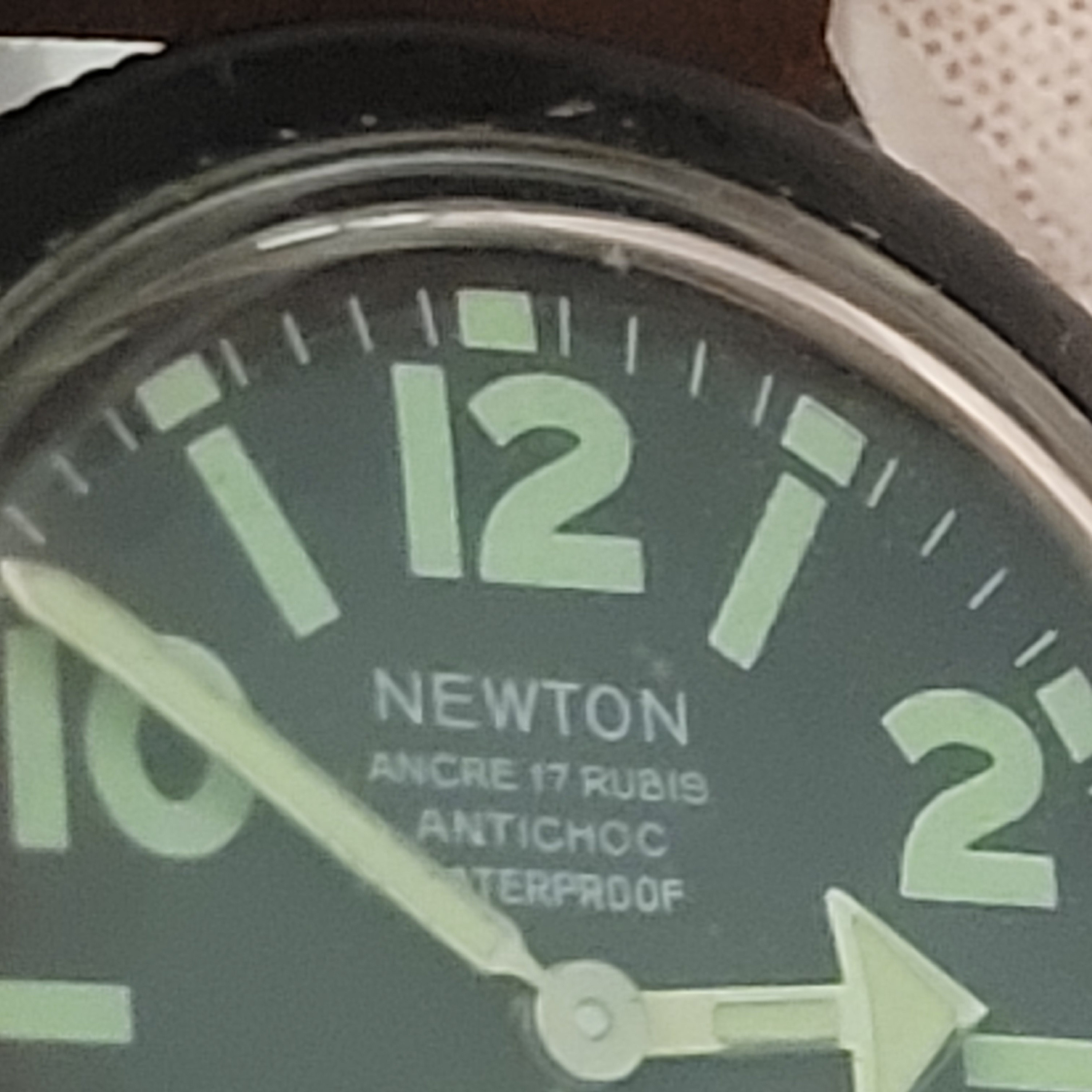 Newton Vintage Diver Watch - French Made - Works Great - Rare - Great ...