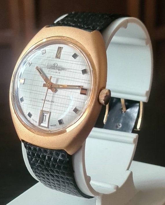 Luscar Classic De Luxe Calendar Wristwatch - 1960's N… - Gem