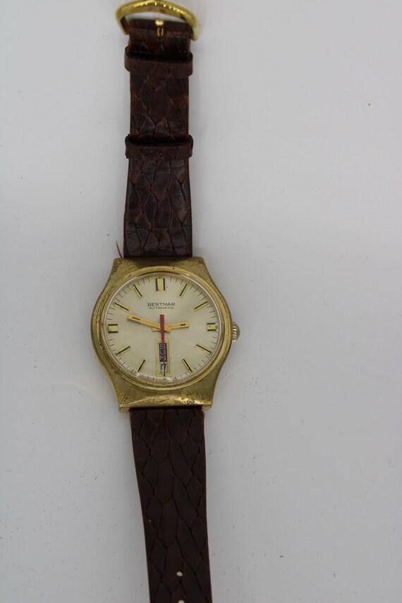 Rare Bertmar Vintage Automatic Watch - Swiss Made - D… - Gem