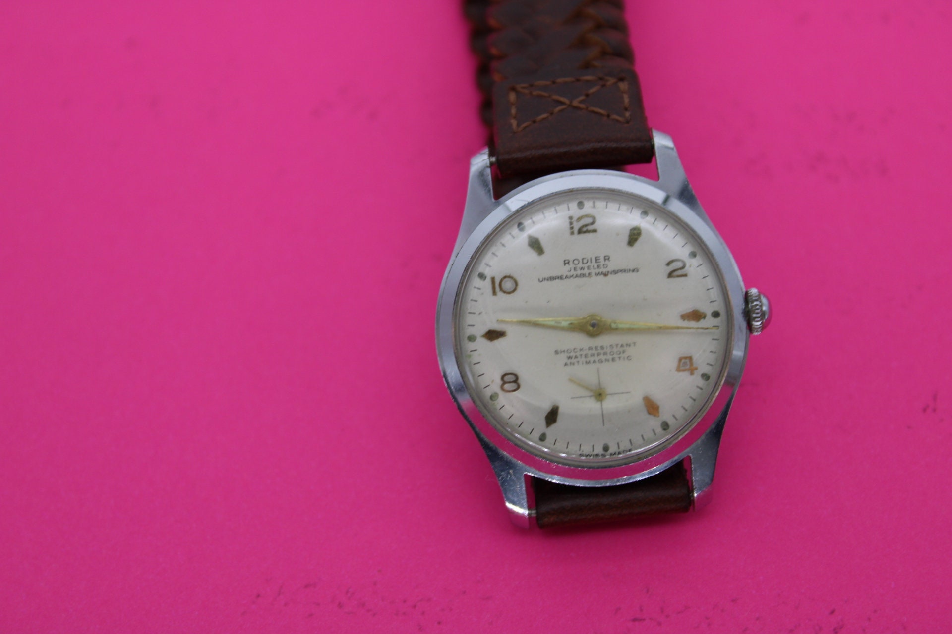 Rare Rodier Vintage Watch Swiss Made Manual Wind Mechanism Just ...