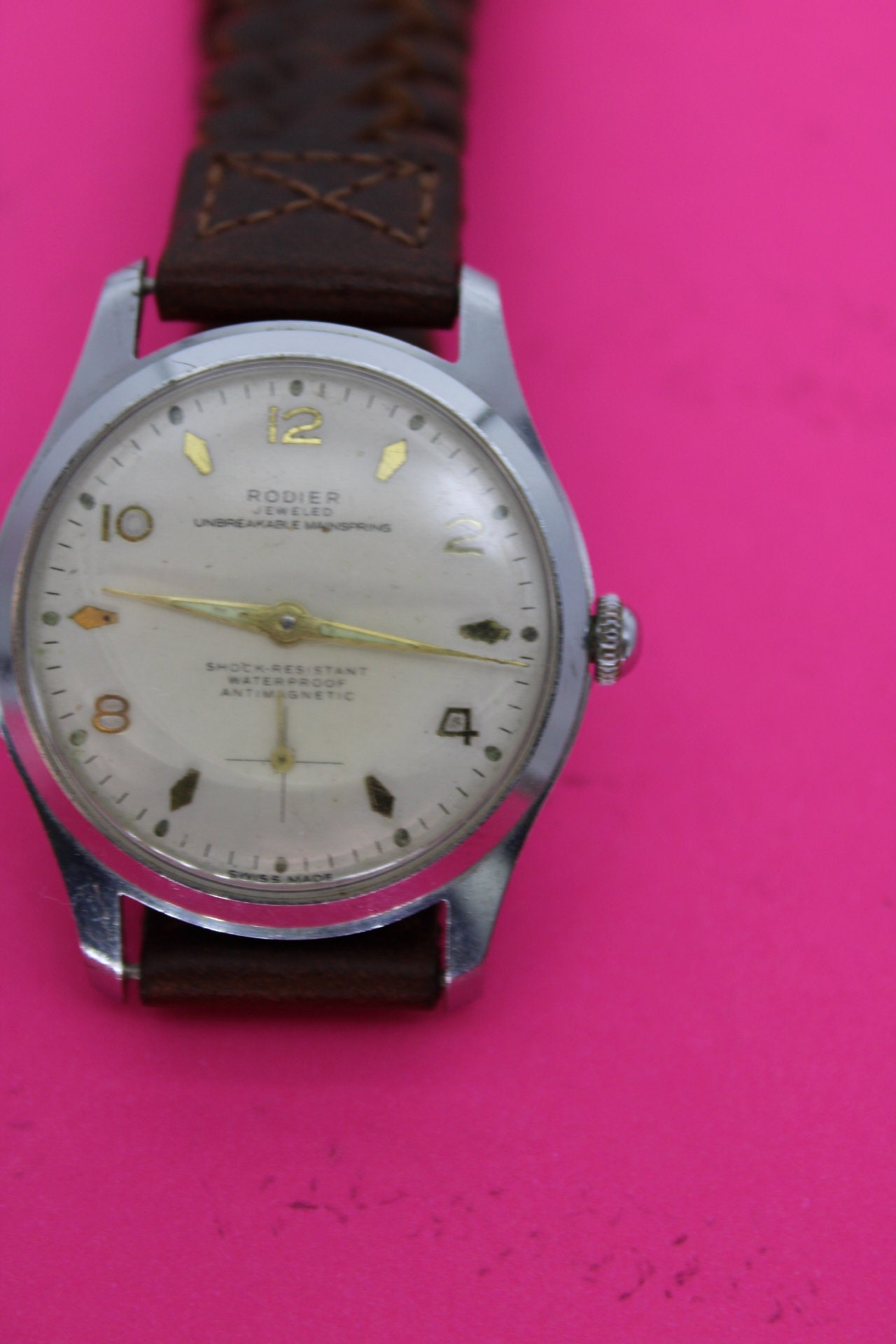 Rare Rodier Vintage Watch Swiss Made Manual Wind Mechanism Just ...