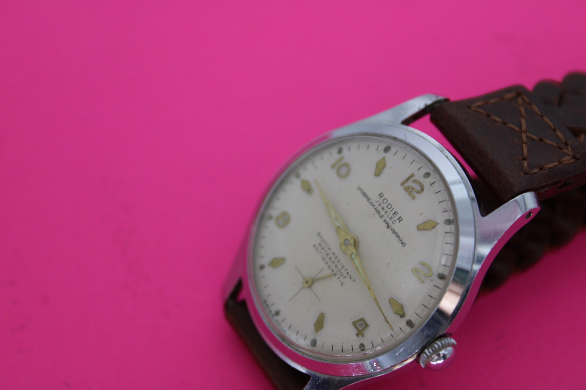 Rare Rodier Vintage Watch Swiss Made Manual Wind Mechanism Just ...
