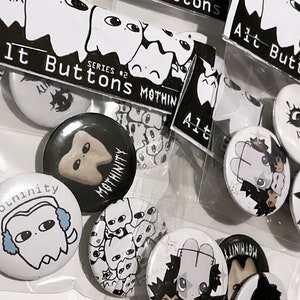 SERIES 2 Alt/punk/grunge Pins Set of 3 - Etsy