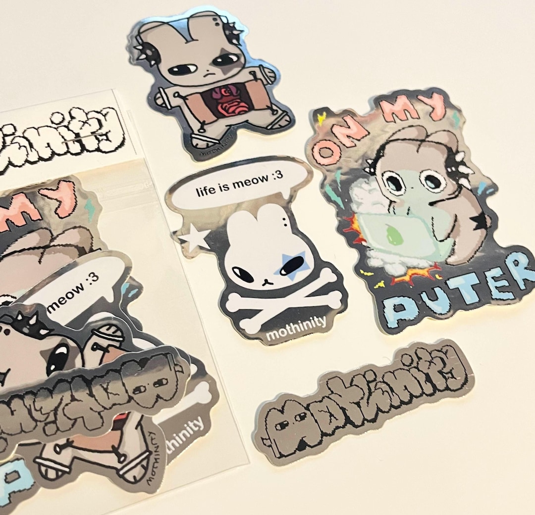 Mix Bunny Alternative Sticker Pack - Etsy