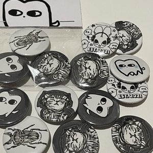 Alt/punk/grunge Set of 3 Pins - Etsy Australia