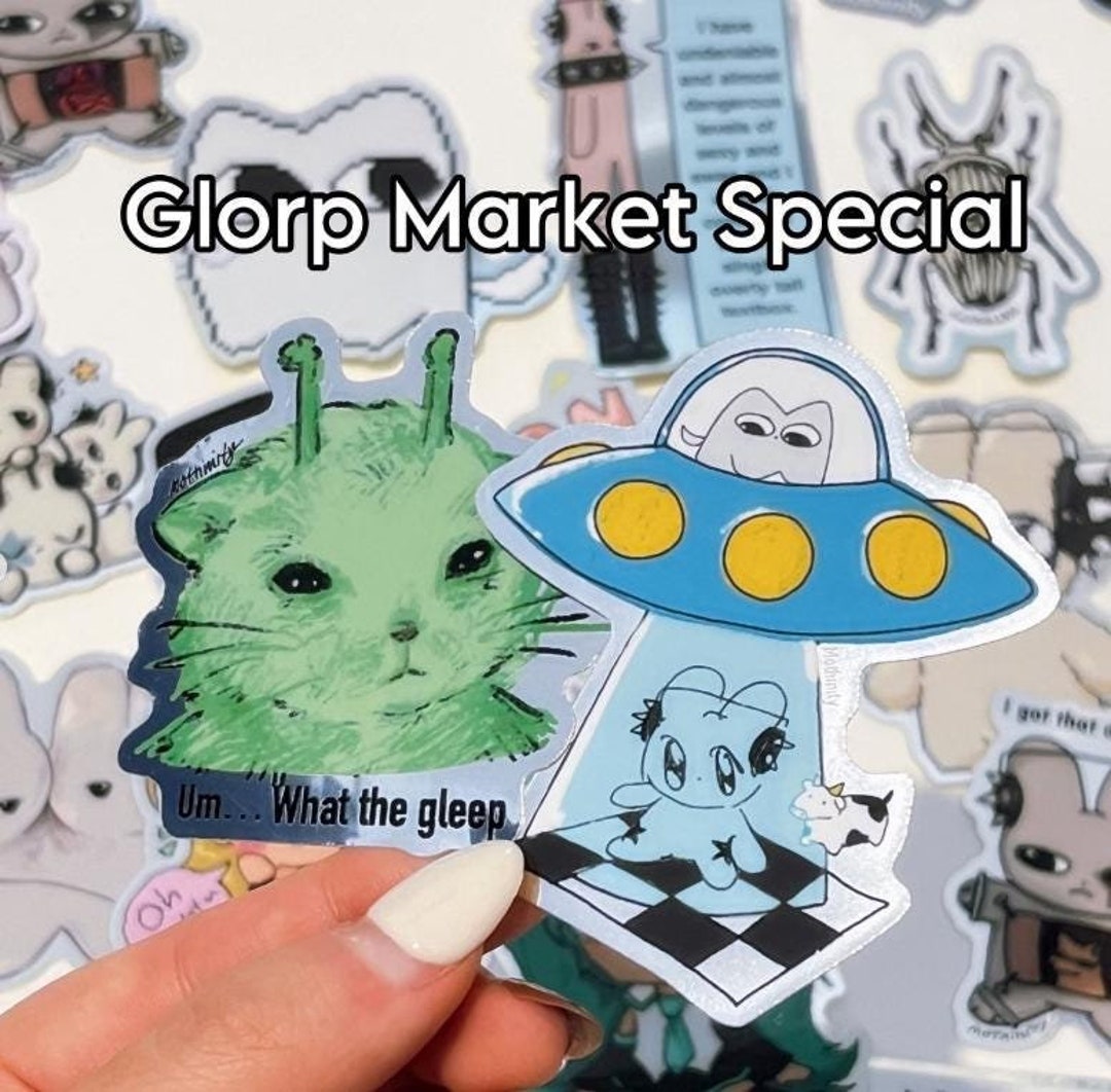 Alien Space Themed Sticker Pack - Etsy