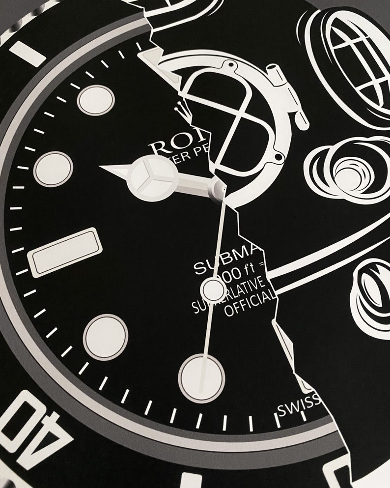 Sub Dive Poster Watch Print Horology Art Horology Print - Etsy