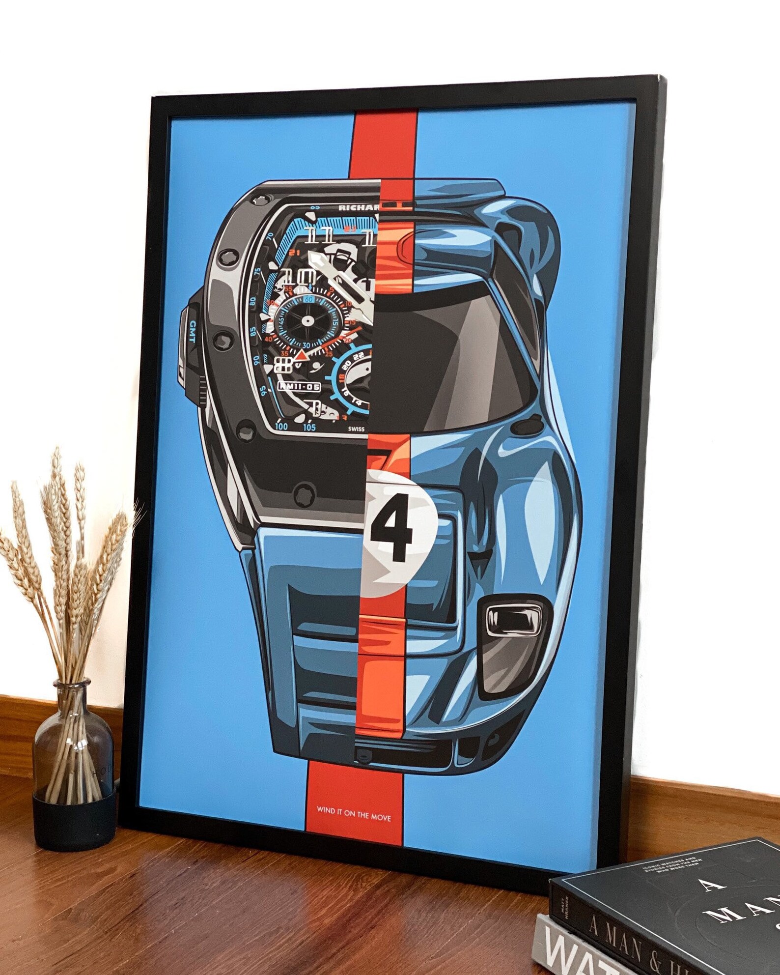 RM 11-05 Ford GT Poster, Watch Print, Horology Art, Horology Print ...