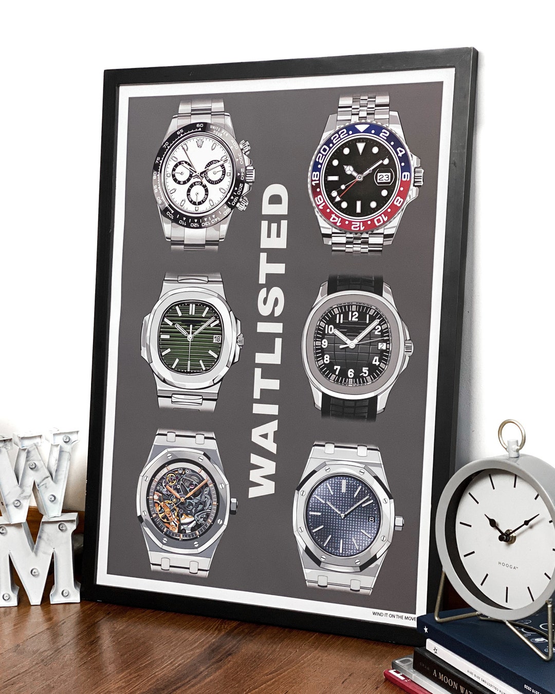 Waitlisted Print, Watch Print, Horology Art, Horology Print, Bedroom ...