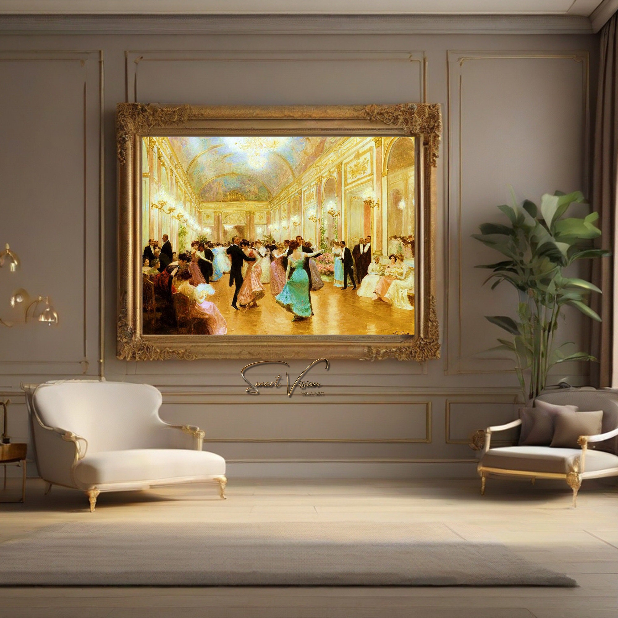 Printable Ballroom Dance Wall Art | Elegant Couples Dancing Poster ...