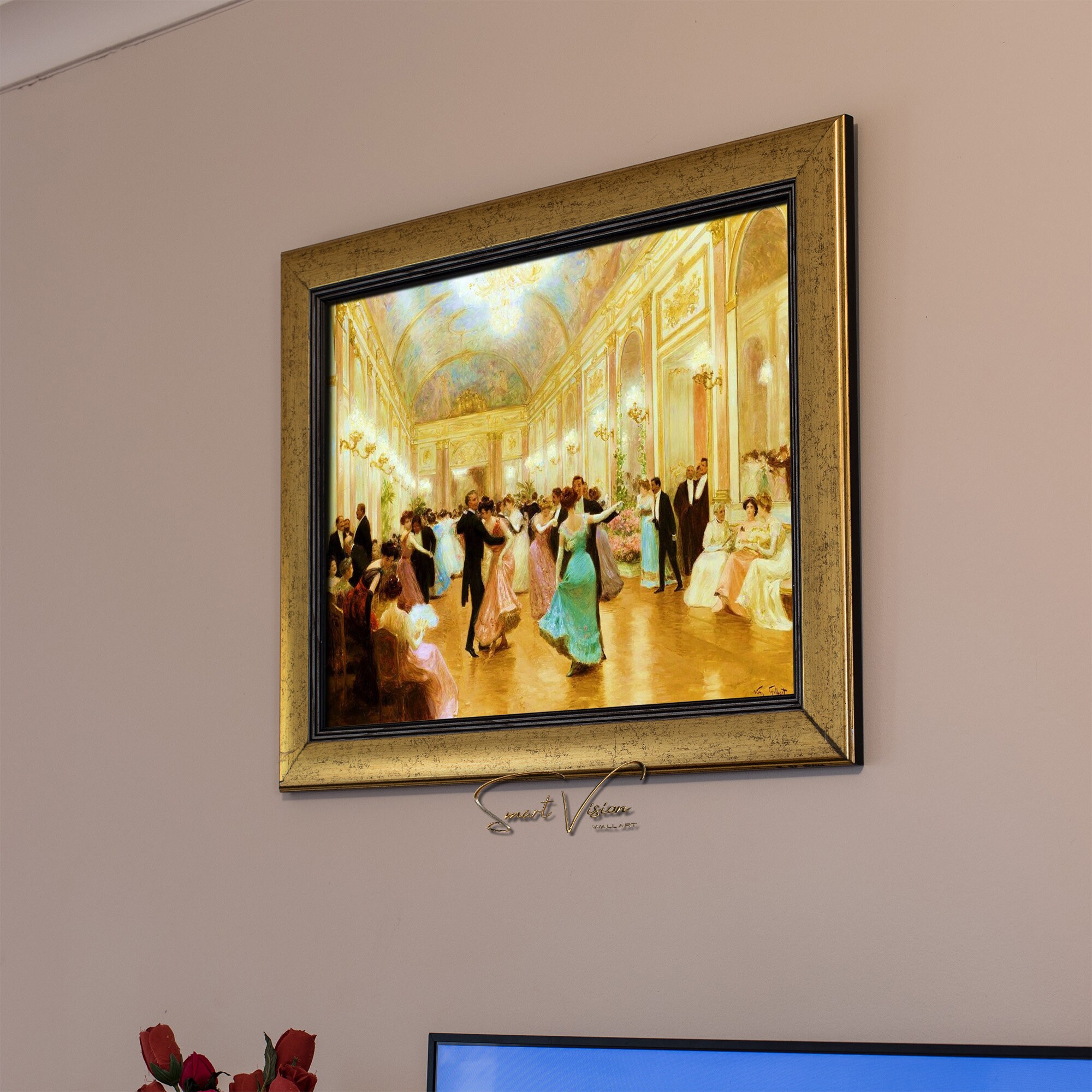 Printable Ballroom Dance Wall Art | Elegant Couples Dancing Poster ...