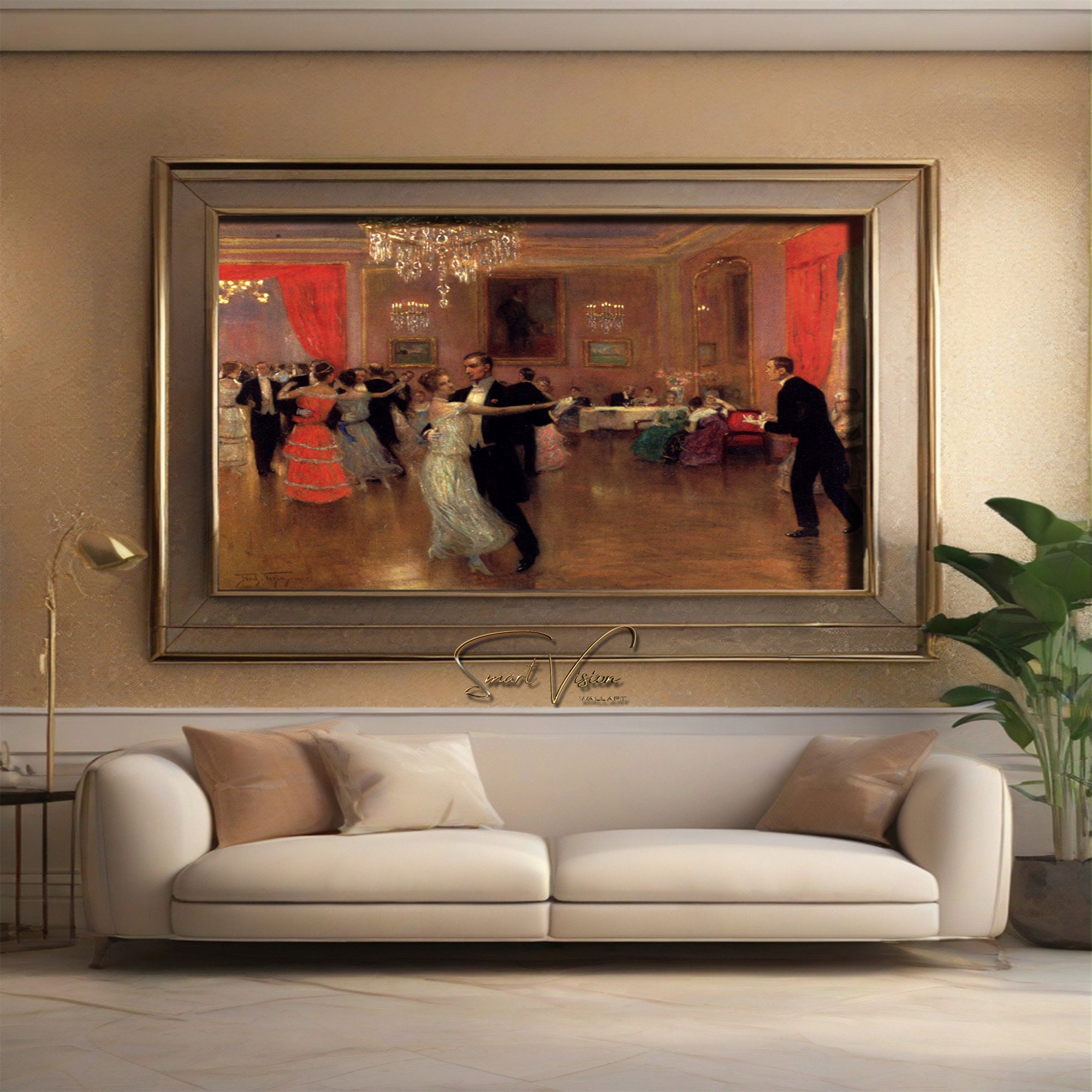 Printable Ballroom Dance Wall Art | Elegant Dance Couple Poster ...