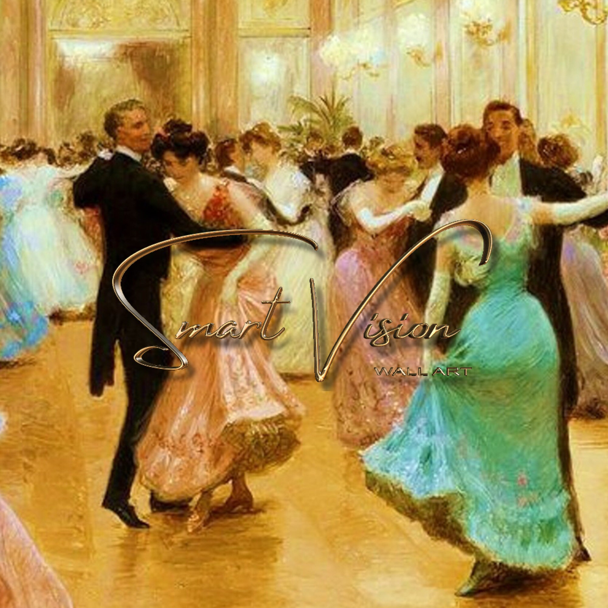 Printable Ballroom Dance Wall Art | Elegant Couples Dancing Poster ...