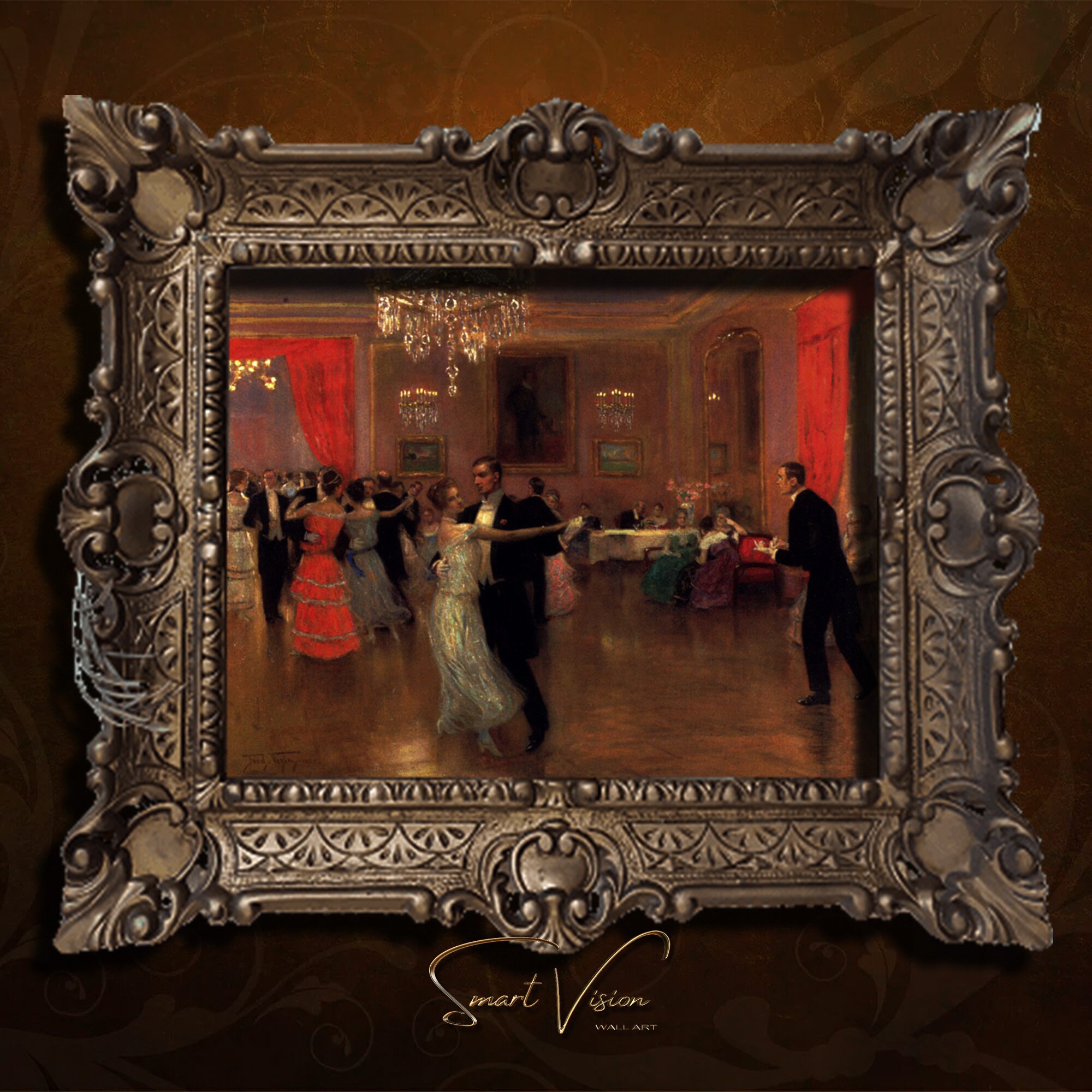 Printable Ballroom Dance Wall Art | Elegant Dance Couple Poster ...