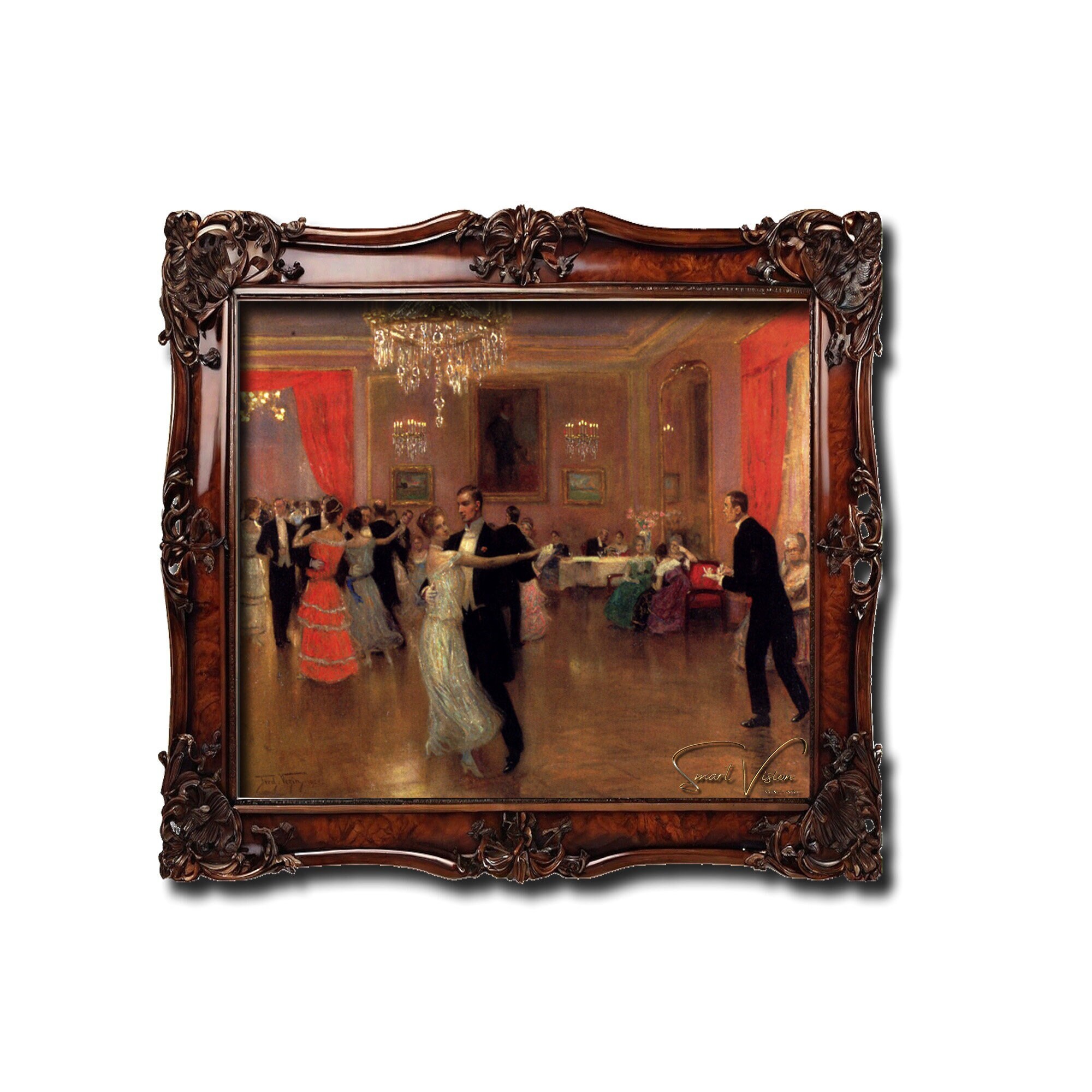 Printable Ballroom Dance Wall Art | Elegant Dance Couple Poster ...