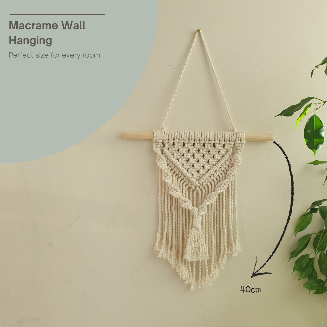 EASY Macrame Beginners Kit for Wall Hanging Plant Hanger DIY - Etsy