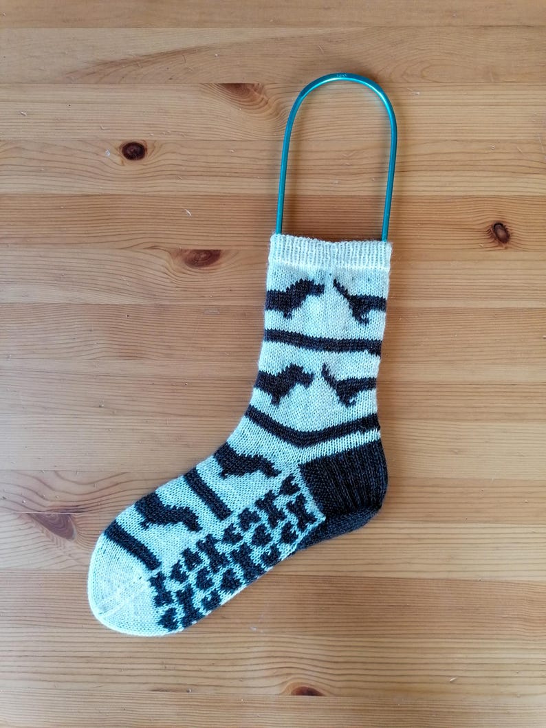 Wiener Socks - Dachshund Motive Socks - PDF Knitting Pattern - Etsy