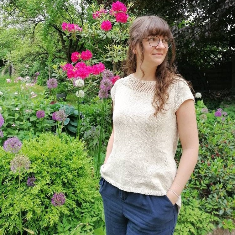 Instructions de tricot PFD « Shirt summerwave » en allemand et anglais ...