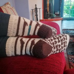 Wiener Socks - Dachshund Motive Socks - PDF Knitting Pattern - Etsy