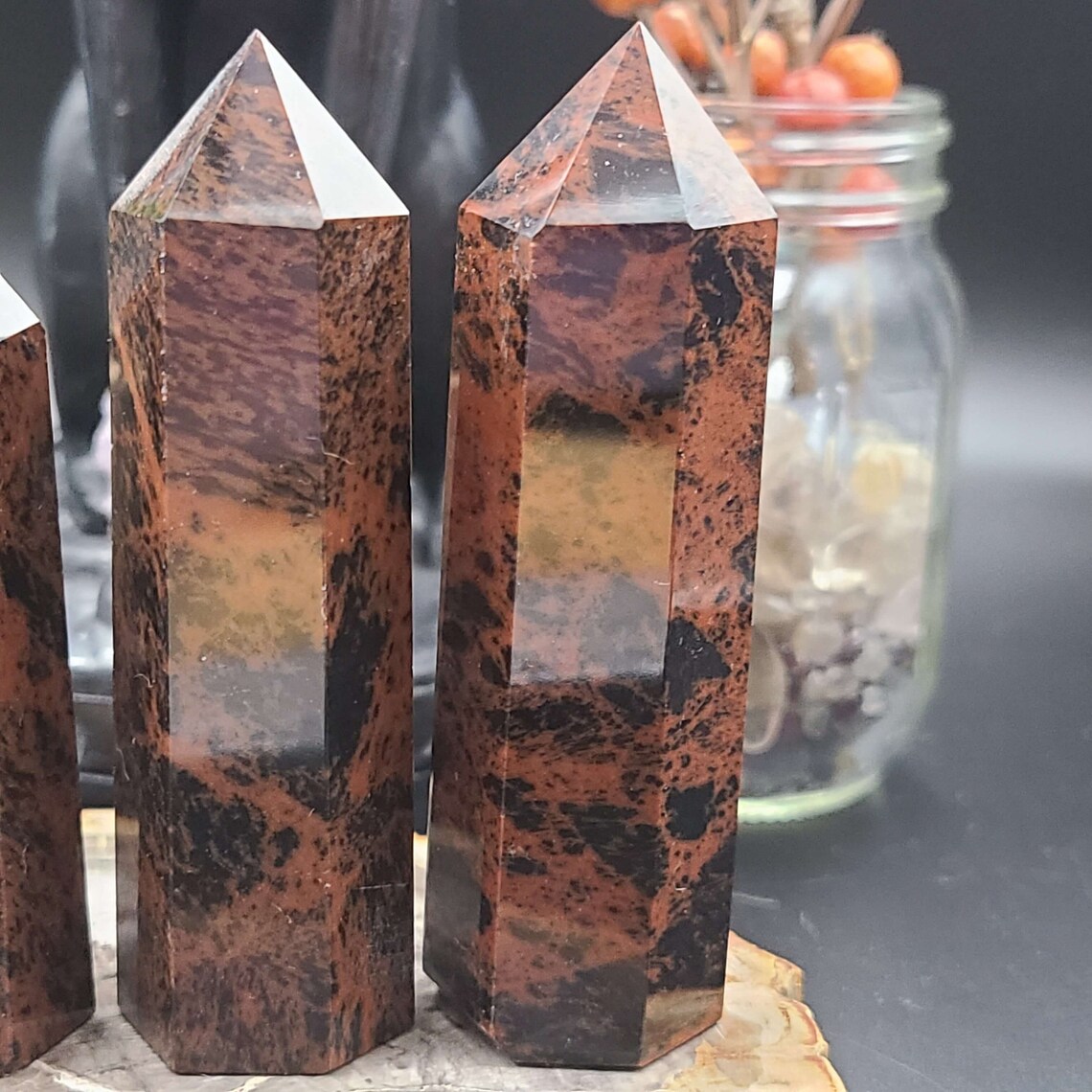 Mahogany Obsidian Towers Points Generators Video - Etsy
