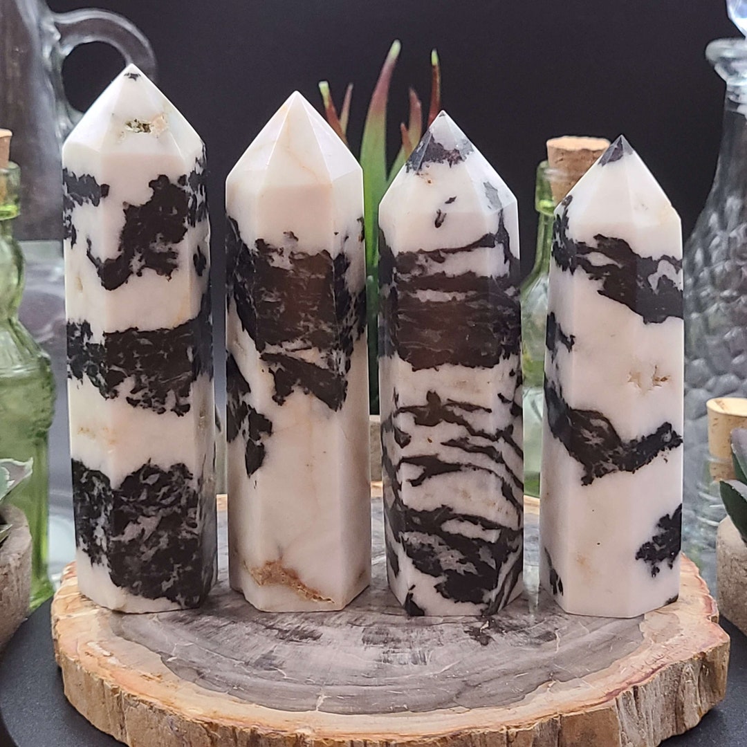 Zebra Jasper Towers Crystal Towers Points Crystal Tower Crystal Towers ...