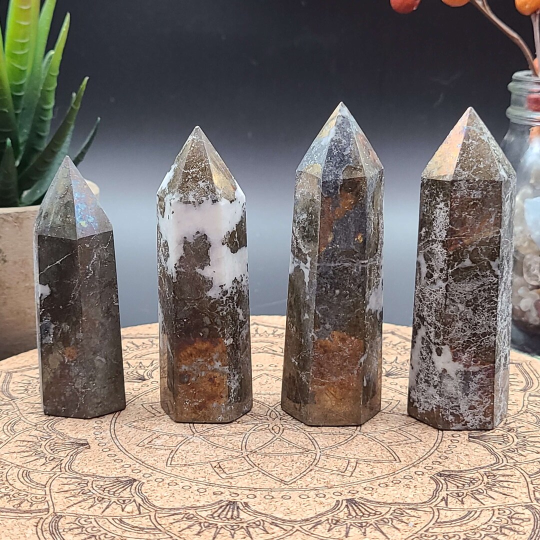 Pyrite Towers Crystal Towers Crystals Astrology Home Decor Earth ...