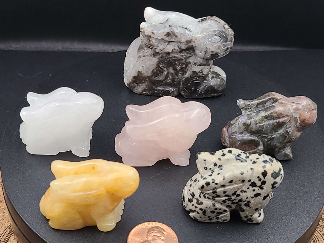Crystal Bunny Rabbit Carvings - Crystal Carvings Crystal Carvings ...