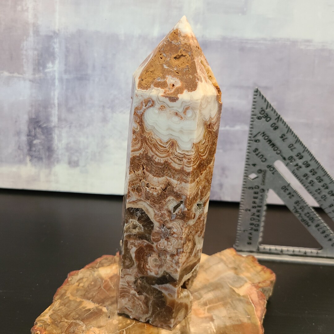 Very Large Chocolate Calcite Tower Crystals, Geology, Home Decor 1278g ...