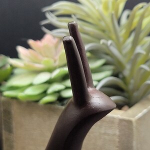 Snail Sphere Stand - Mahogany and Gold Colors - Etsy