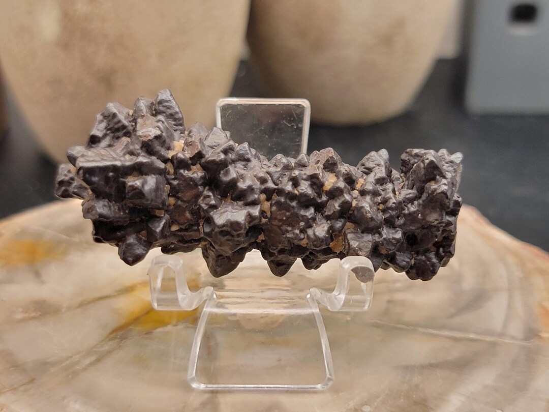 Prophecy Stone Specimen | Rare Pseudomorph Crystal | Limonite Hematite ...