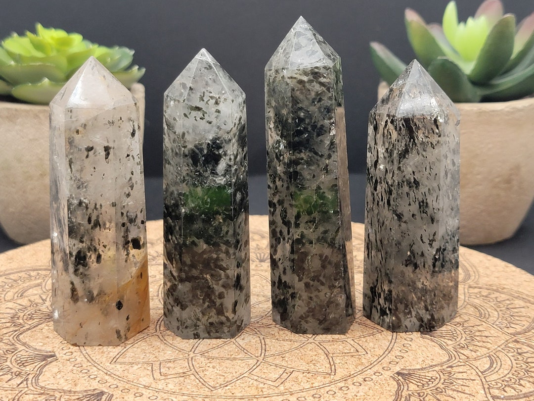 Pitaya Dragon Fruit Quartz Towers and Points - Crystal Tower - Crystal ...