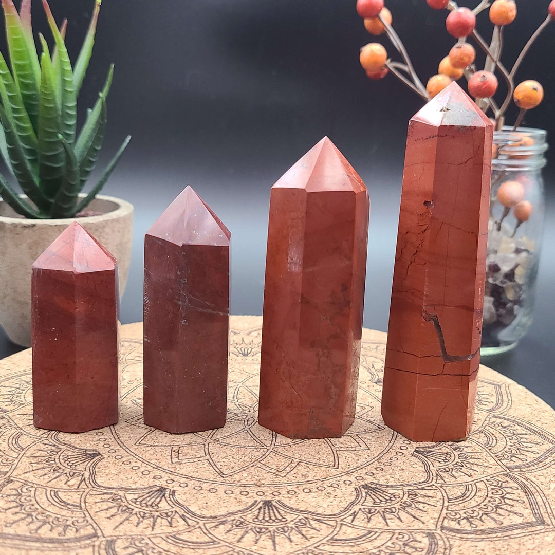 Red Jasper Towers - Crystal Tower - Crystal Towers - Crystals ...