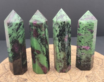Ruby Zoisite Tower - Etsy
