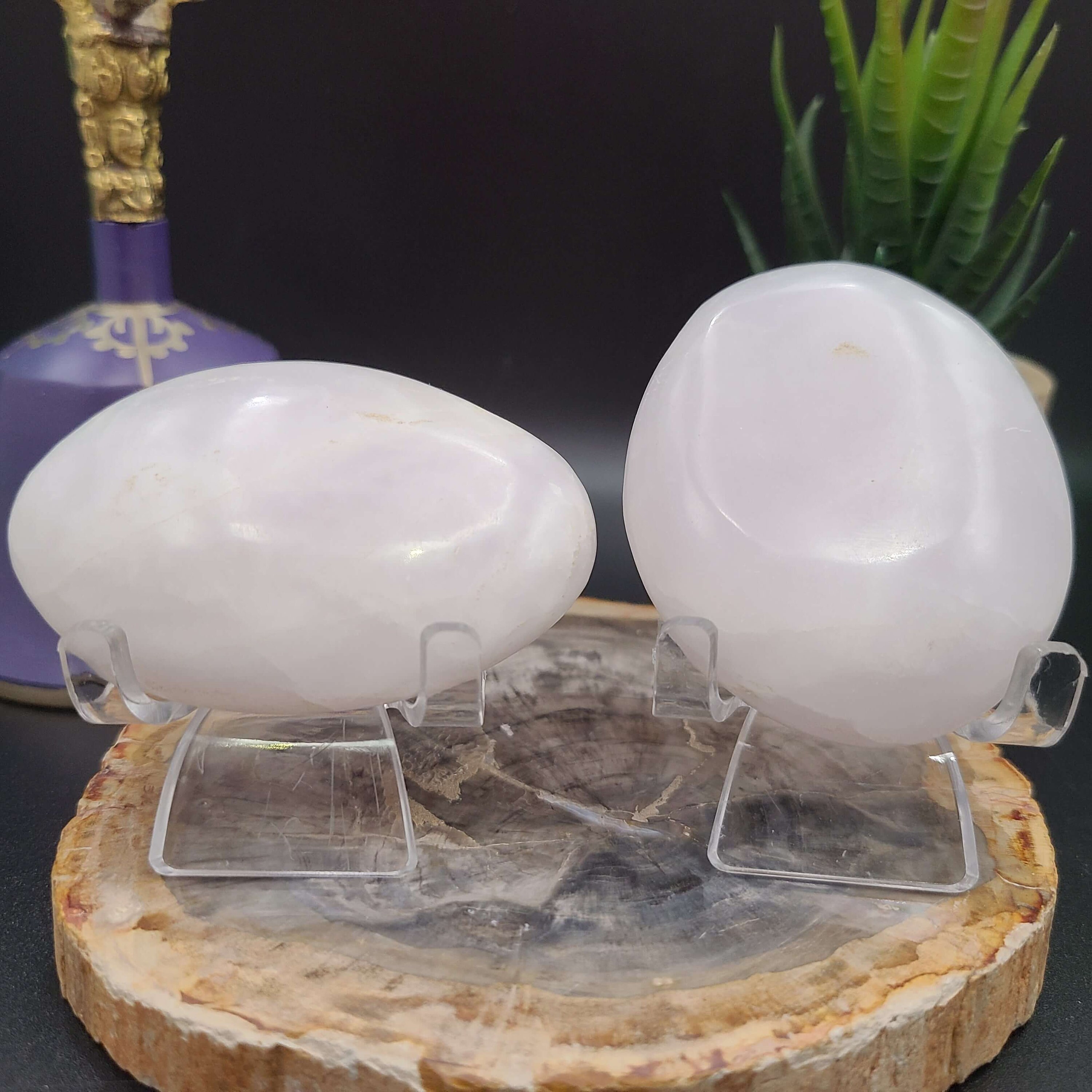 Pink Manganoan Calcite Pink Mangano Calcite Palms Palm Stones Home ...